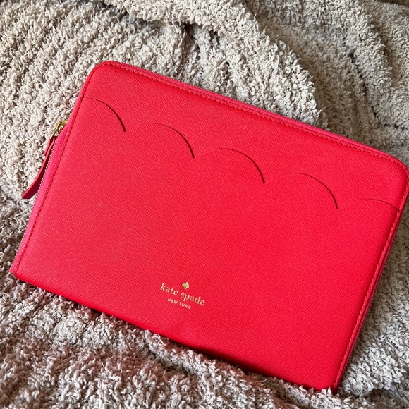 kate spade | Accessories | Kate Spade Coral Ipad Case With Scalloped ...